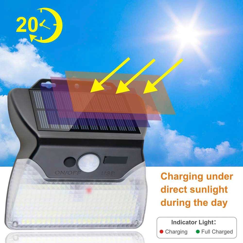 Jual Lampu Hias-Lampu Solar Panel Sensor Gerak 208 LED 1 PCS - 1999XYX ...