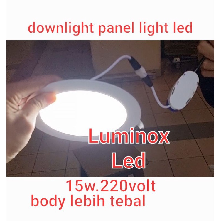 Jual downlight panel light bulat 15watt 15w tanam plafon led 15 watt 15 ...
