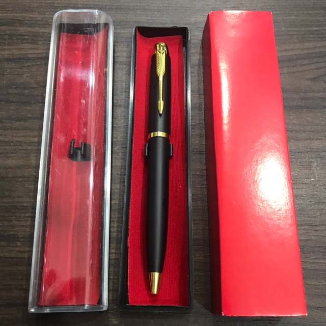 Jual Box mika pulpen/ box merah pulpen pen/ tempat pulpen/ souvenir ...