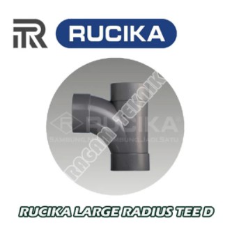 Jual Rucika Large Radius Tee 8" x 4" inch D LT Y 90 Polos Sambungan Fitting Pipa | Shopee Indonesia