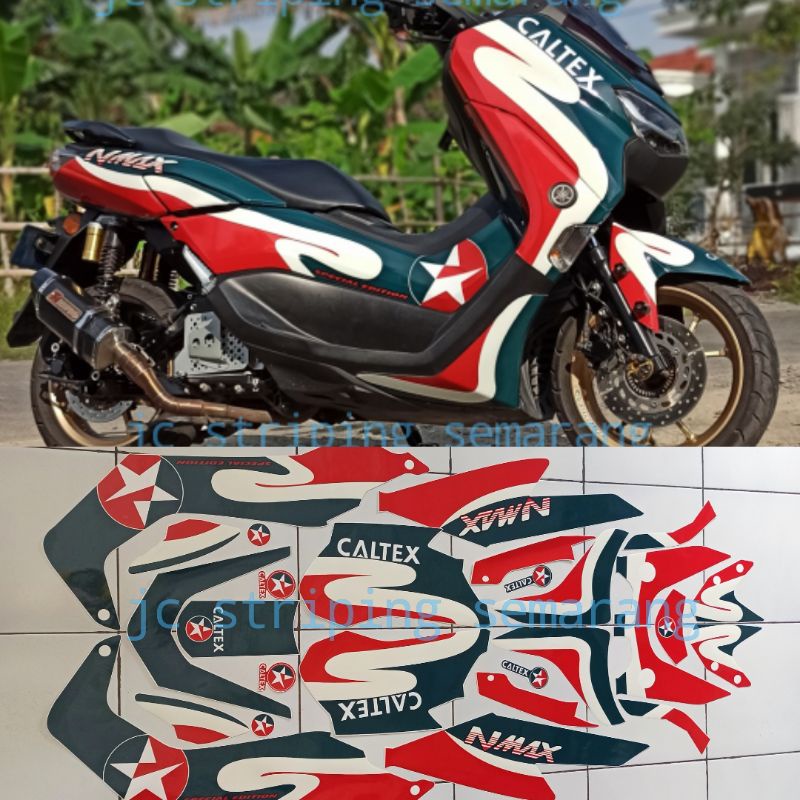Jual decal all new nmax caltex edition (Pre order) | Shopee Indonesia