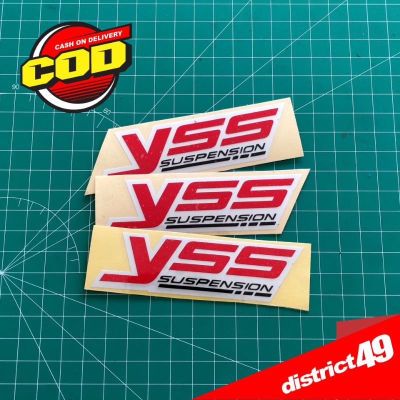 Jual Cutting sticker - Stiker cutting YSS Suspension - Stiker YSS ...