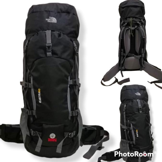 Jual Tas Carrier Gunung Frame Besi Elektra 60L The north Face | Shopee ...