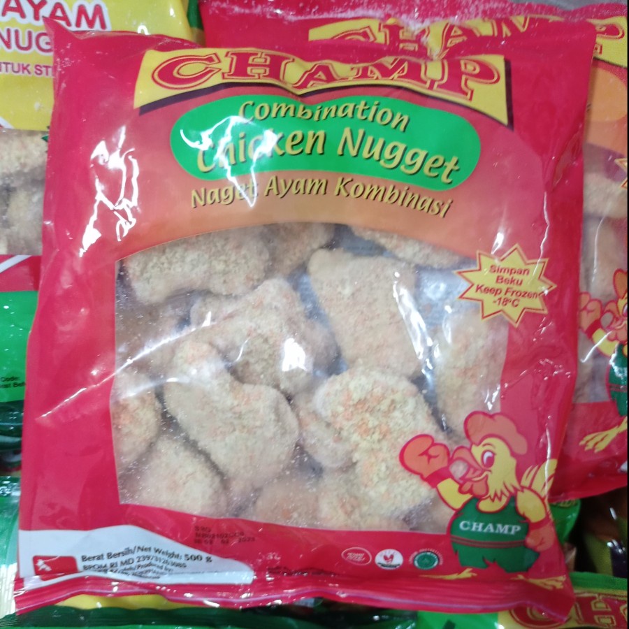 Jual CHAMP CHICKEN NUGGET 250GR, 500GR, 1KG | Shopee Indonesia
