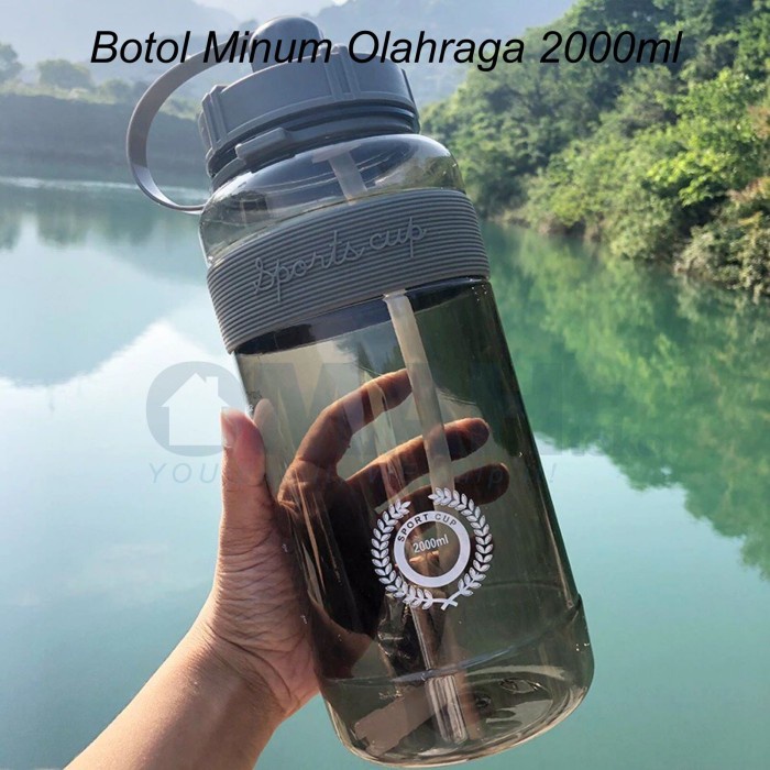Jual Botol Minum Bottle Plastik Fitness Gym Tenis Badminton Running ...