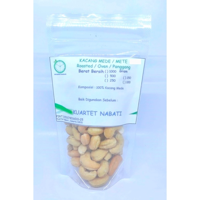 Jual 100gr Roasted Kacang Mede Utuh Size Sedang - Besar Mete Sulawesi ...