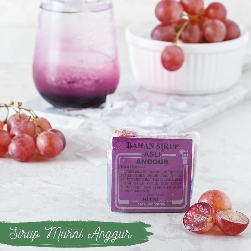 Jual ANGGUR - BAHAN SIRUP MURNI (GANDARASA MURNI) | Shopee Indonesia