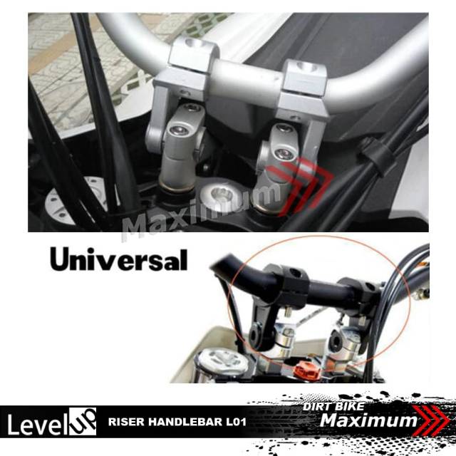 Jual Riser stang sport trail klx ktm fatbar crf universal - peninggi ...