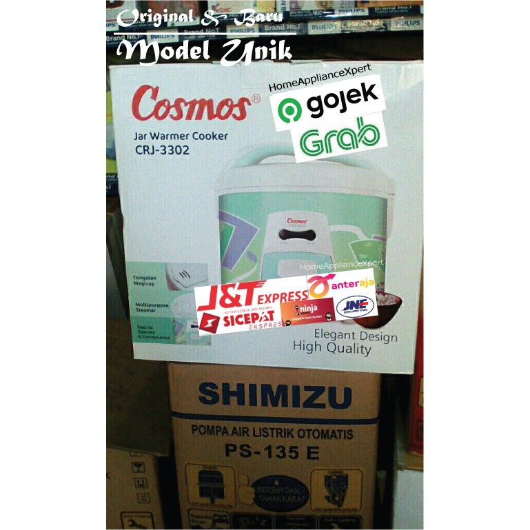Jual Cosmos Rice Cooker CRJ3302 Teflon Rice Com Nanak Nasi Masak Model ...