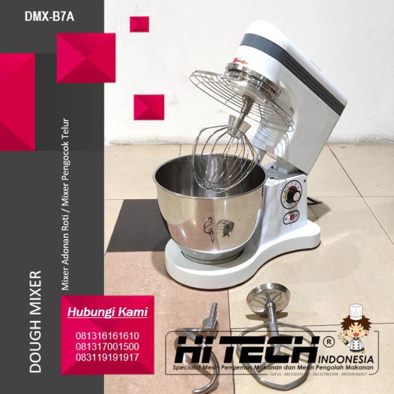 Jual Dough Mixer 7 Liter DMX-B7A Mixer Adonan Roti 7L Mixer Kue 7 L ...