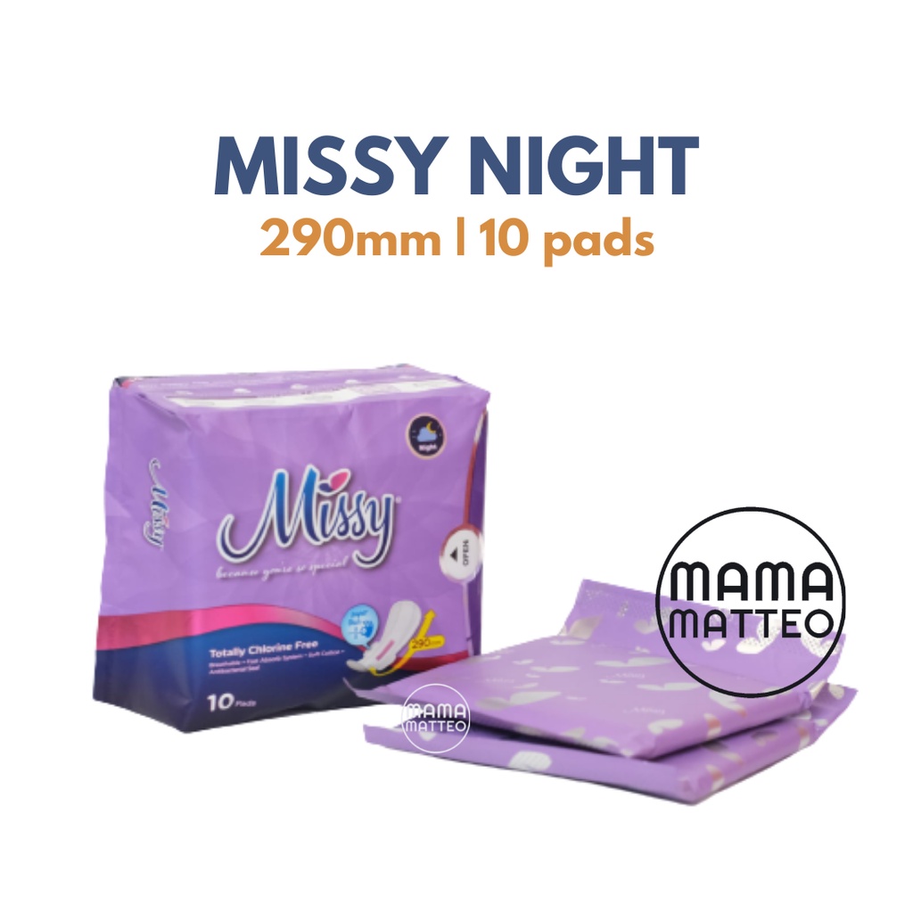 Jual Missy Pembalut Wanita Pads Missy Pantyliner Mini Day Night Super