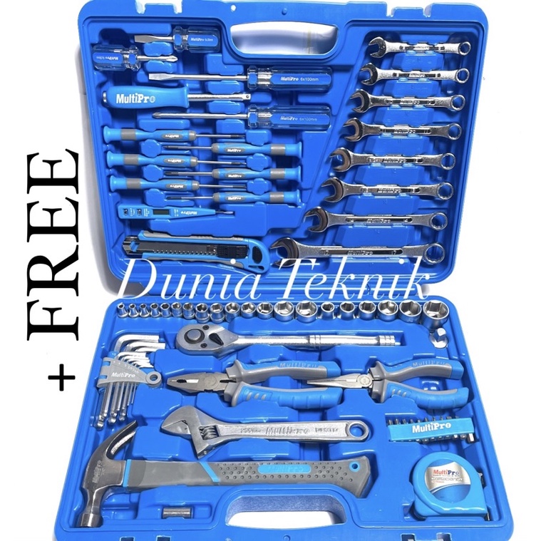 Jual MULTIPRO Machine Repair Tool Set 70 Pcs Mecanik Tool Set Mekanik ...