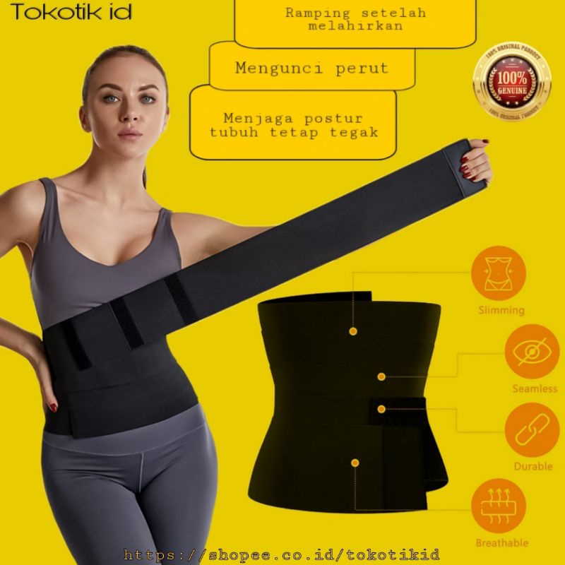 Jual Stagen lilit Premium pelangsing perut buncit ibu melahirkan Korset ...