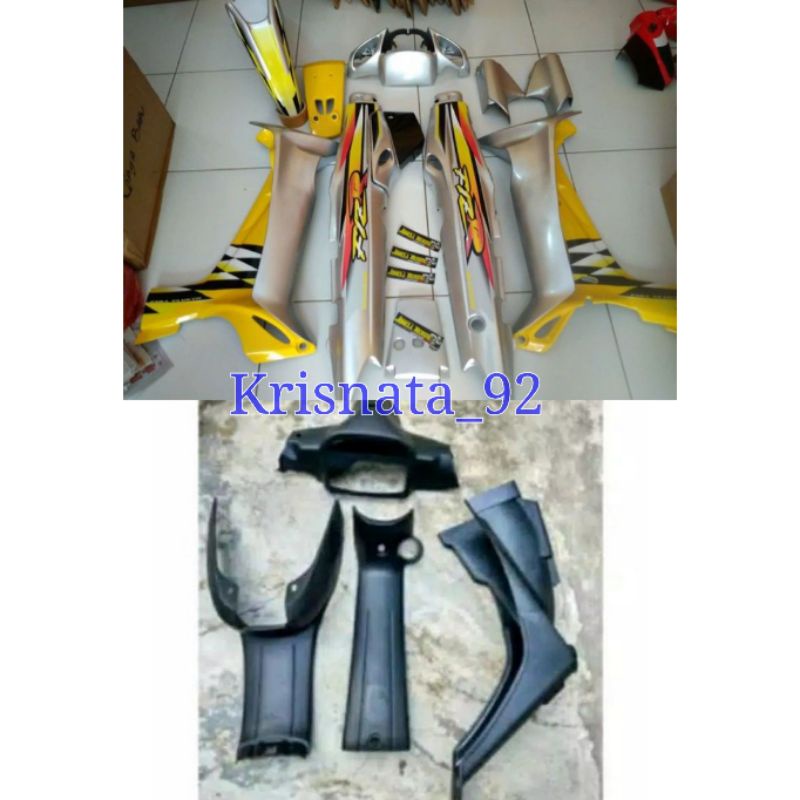 Jual Cover full set bodi fiz r kasar halus kuning silver milenium ...
