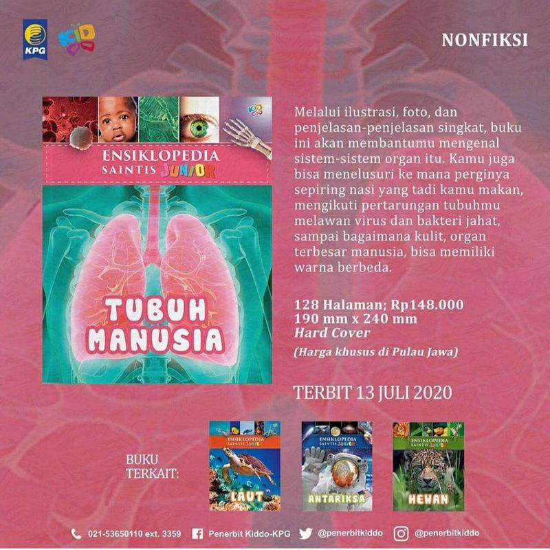 Jual ensiklopedia saintis junior Tubuh Manusia original Gramedia ...