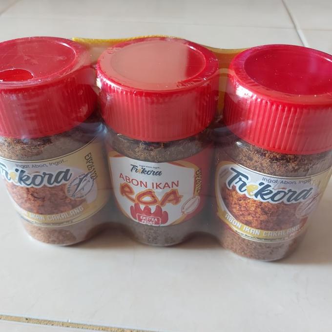 Jual Trikora Paket Abon Ikan Cakalang Dan Rica Roa 210 Gr Khas Manado | Shopee Indonesia
