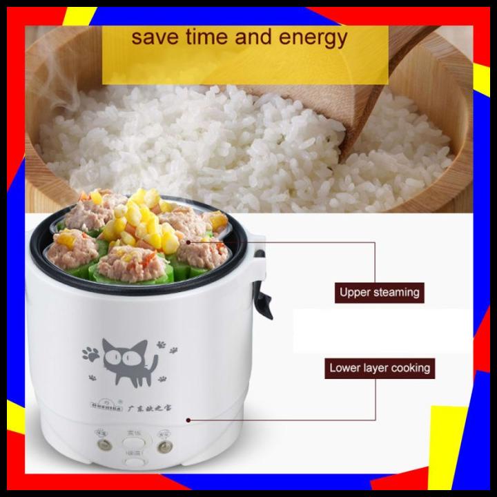 Jual 1L Mini Vehicle Rice Cooker 12V/24V Portable Electric Family Car ...