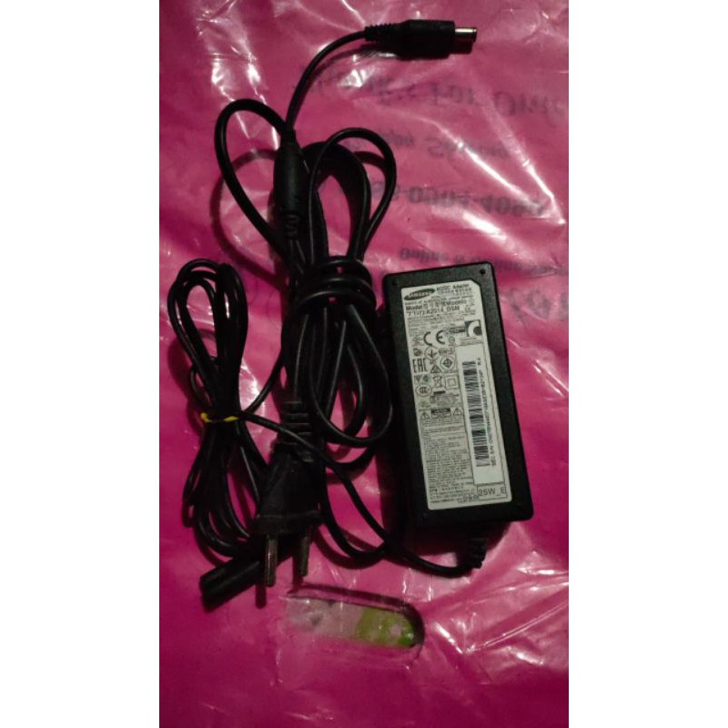 Jual adaptor charger monitor tv led LCD samsung 14V-1.7A original ...