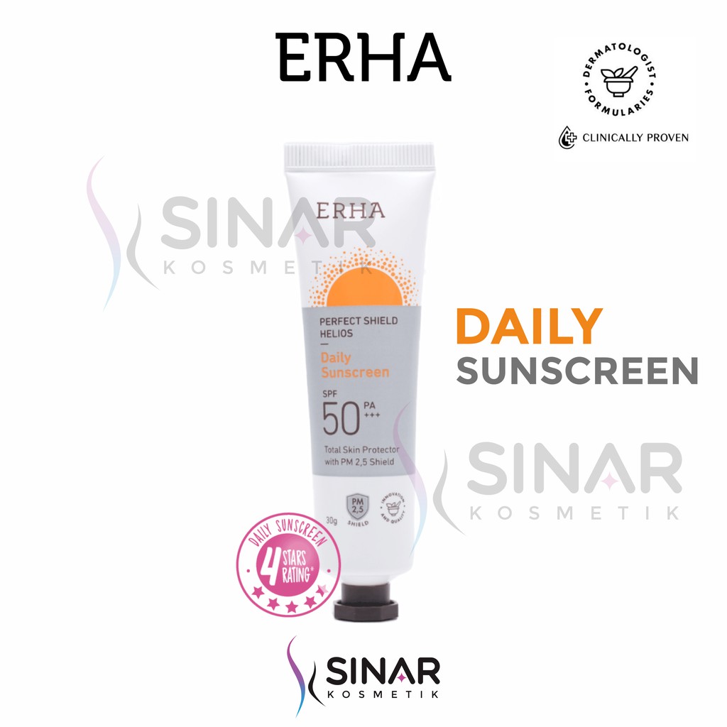 Jual ERHA Perfect Shield Helios | Daily Sunscreen SPF 50 PA+++ | Shopee Indonesia