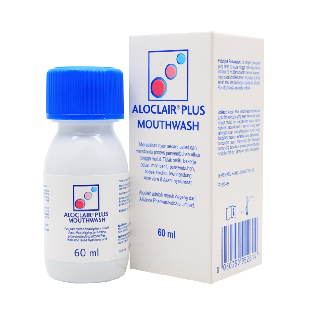 Jual ALOCLAIR PLUS MOUTHWASH ISI 60ML | Shopee Indonesia