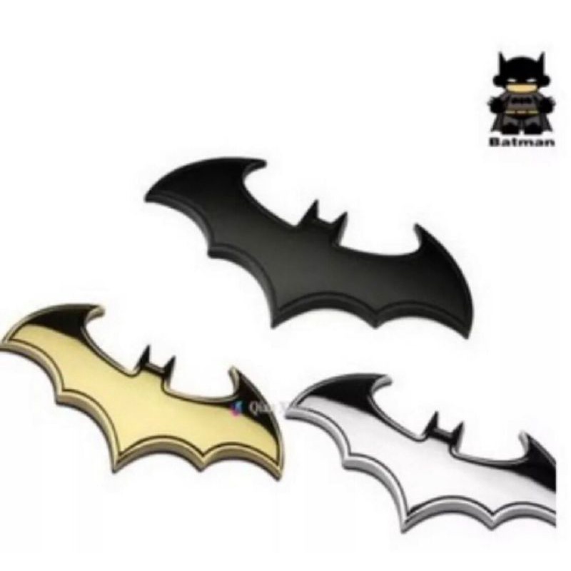 Jual EMBLEM LOGO BATMAN 3D FULL METAL STICKER LOGO BATMAN LOGO MOBIL ...