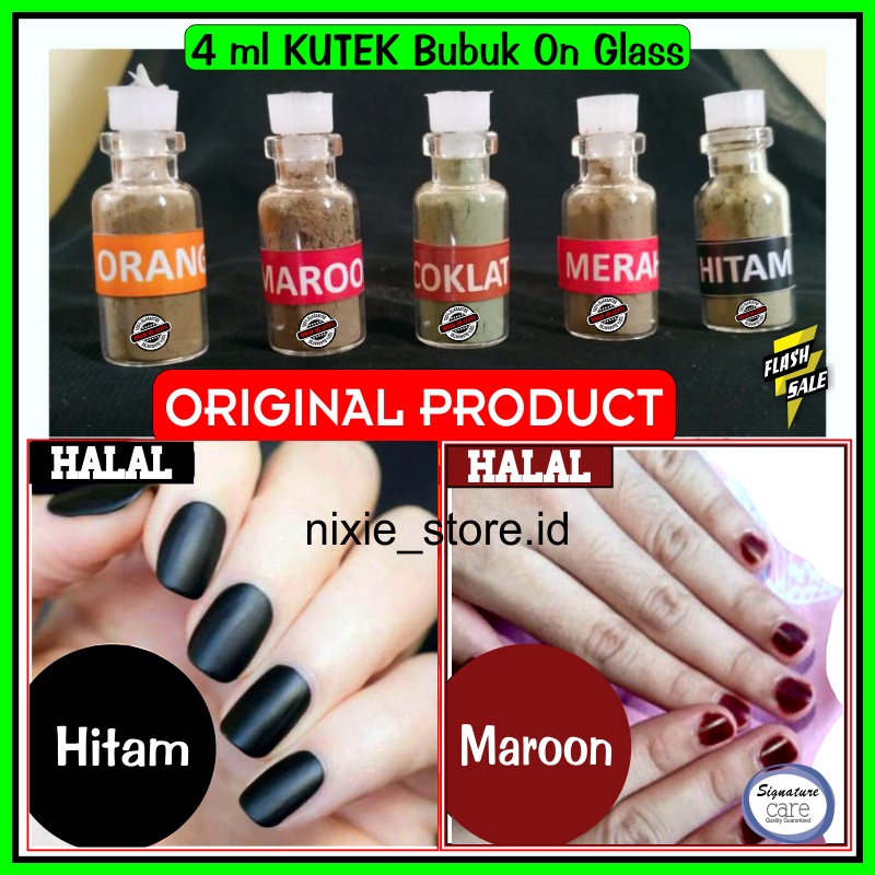Jual Pacar kuku Arab Original Kutek Bubuk HALAL Tanpa Campuran murah ...