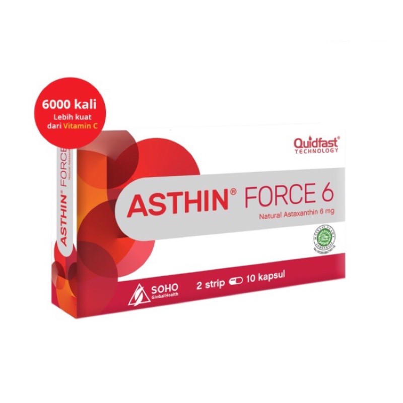 Jual Asthin Force 6 mg isi 20 kapsul | Shopee Indonesia