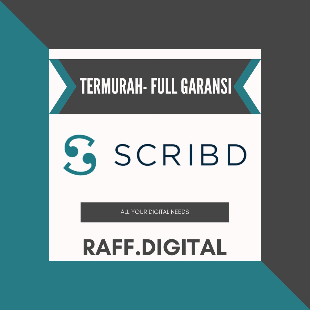Jual SCRIBD ACCOUNT PREMIUM 1 TAHUN LIFETIME + GARANSI | Shopee Indonesia