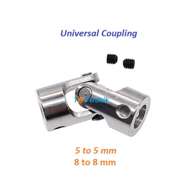 Jual Universal coupling 5x5 8x8 mm mini rc coupling 5mm 8mm universal ...