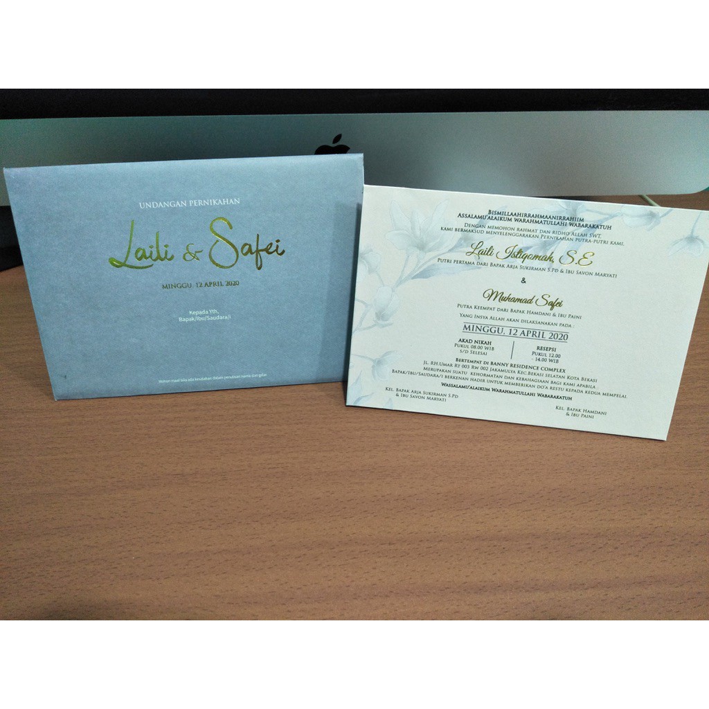 Jual Undangan Pernikahan Hard Cover Landscape | Shopee Indonesia