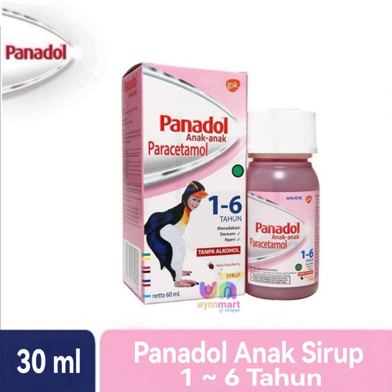 Jual Panadol Syrup Anak @30ml (1~6 thn) | Shopee Indonesia