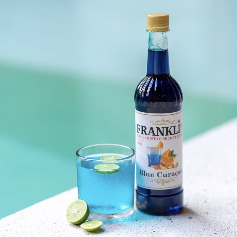 Jual Franklin Syrup Rasa Blue Citrus (dulu Blue Curacao/ Blue Lagoon ...