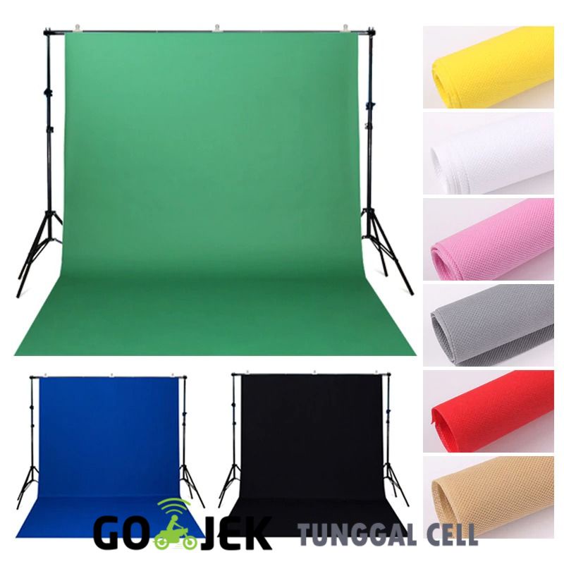 Jual Kain Background Foto Studio HIJAU Kain Backdrop Studio Non-Woven ...