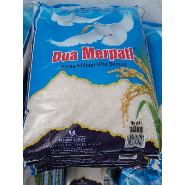 Jual Beras Dua Merpati 10 kg. Beras Daerah Khas Sulawesi | Shopee Indonesia