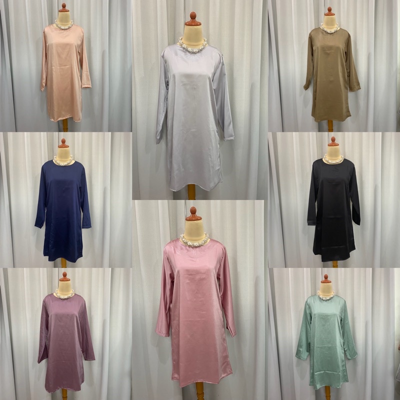 Jual INNER TUNIC | ATASAN SATIN | INNER SATIN | INNER UNTUK OUTER ...