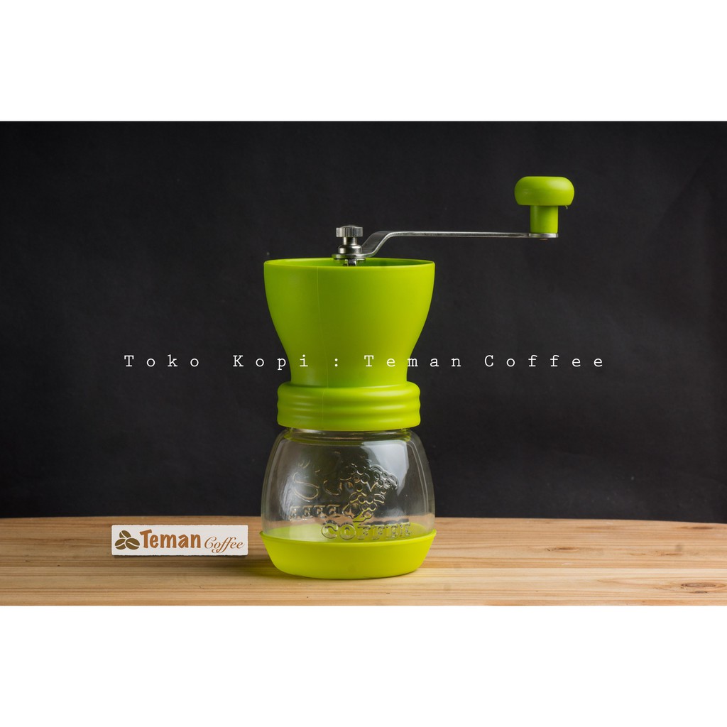 Jual Tiamo Skerton Ceramic Handy Grinder Green | Shopee Indonesia