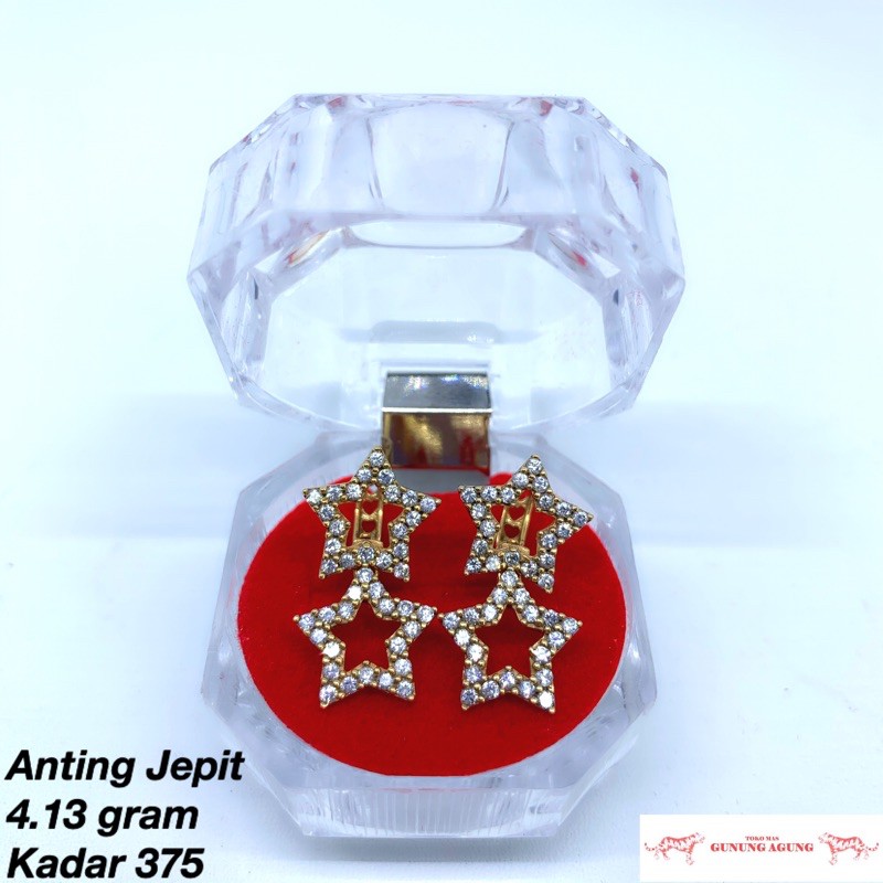 Jual Anting Jepit Bintang Model Kekinian Kado Pacar UlangTahun Wanita ...