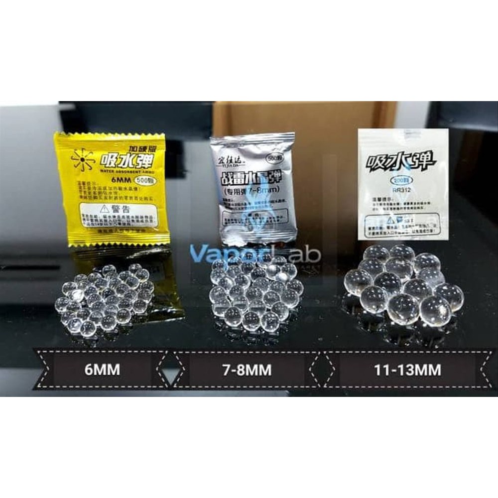 Jual TERMURAH PELURU AMMO HYDROGEL PISTOL 2in1 BULLET NERF GUN BB ...