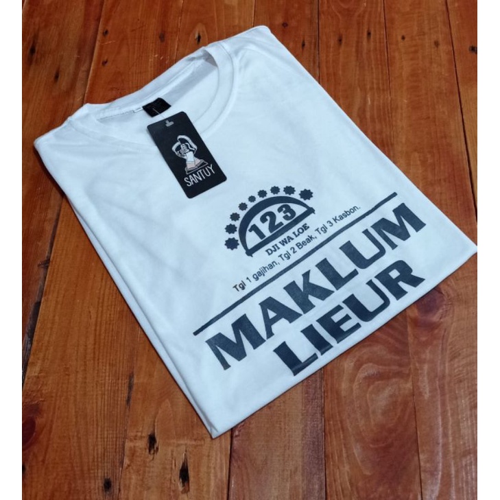 Jual KAOS MAKLUM LIEUR/KAOS SUNDA/KAOS DEWASA | Shopee Indonesia