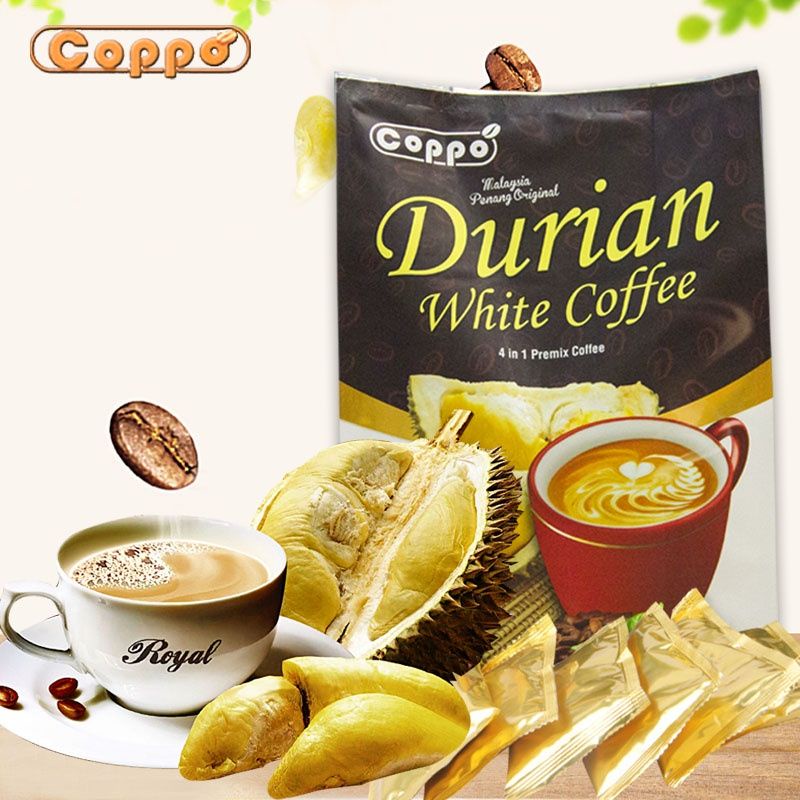 Jual Coppo Durian White Coffee 4in1 Premix Coffee Malaysia Penang ...