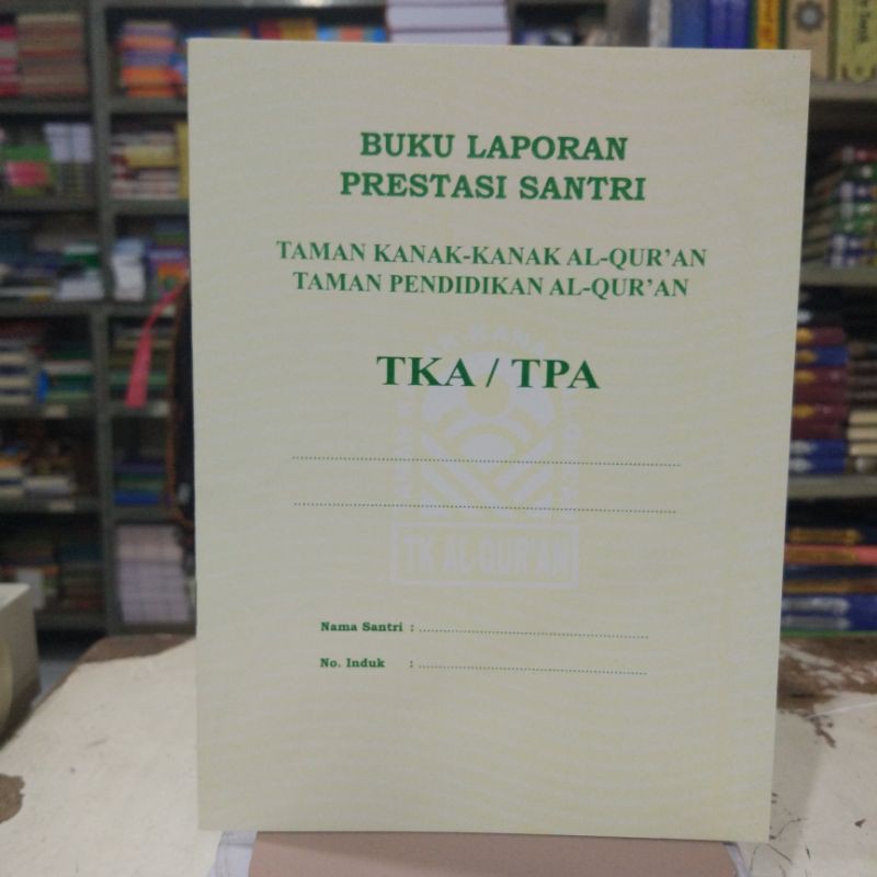 Jual buku Raport TKA/TPA ukuran A5 ( 15x21cm) warna kuning | Shopee ...