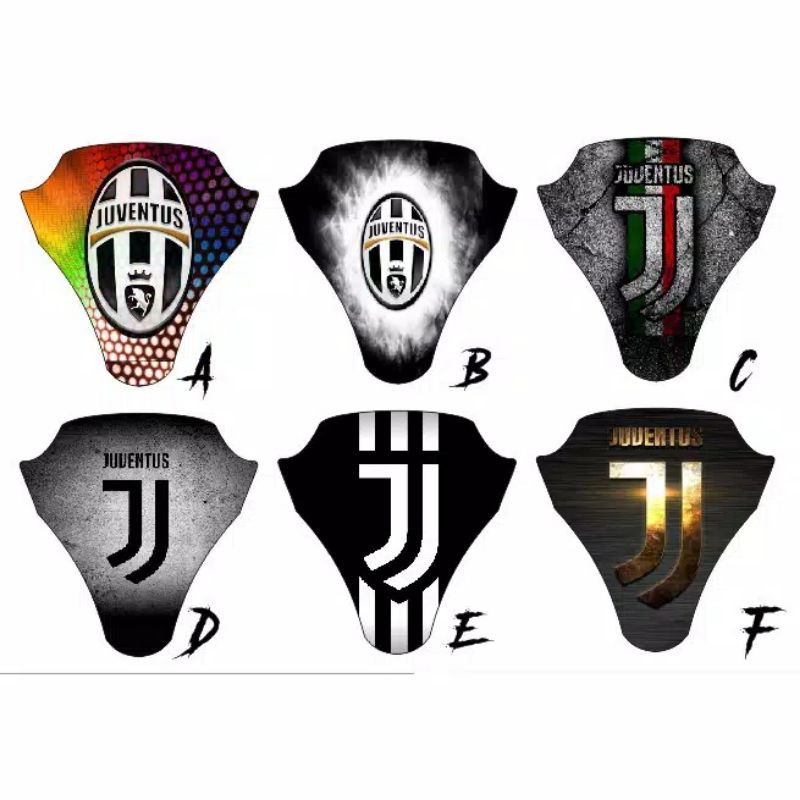 Jual Sticker Decal Visor Wienshild PCX 150 motif Juventus variasi PNP ...