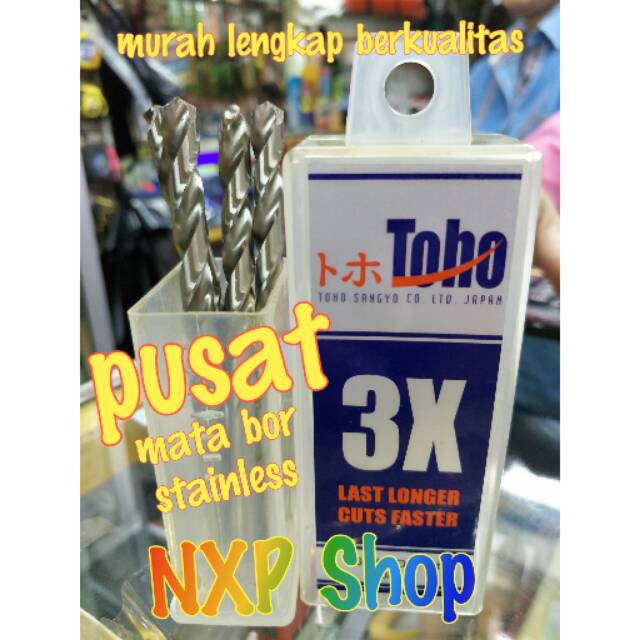 Jual Mata bor besi dan stainless toho 2mm | Shopee Indonesia