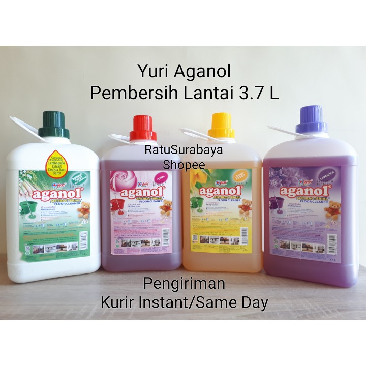 Jual Sabun Pembersih Lantai Refill Yuri Aganol 3.7 L Cairan Pel Lantai ...