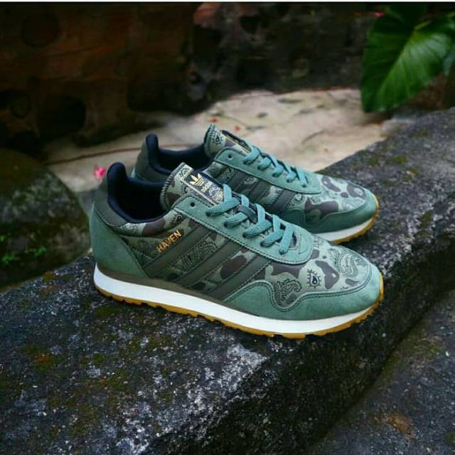 Jual ADIDAS HAVEN GREEN BATIC ORIGINAL | Shopee Indonesia