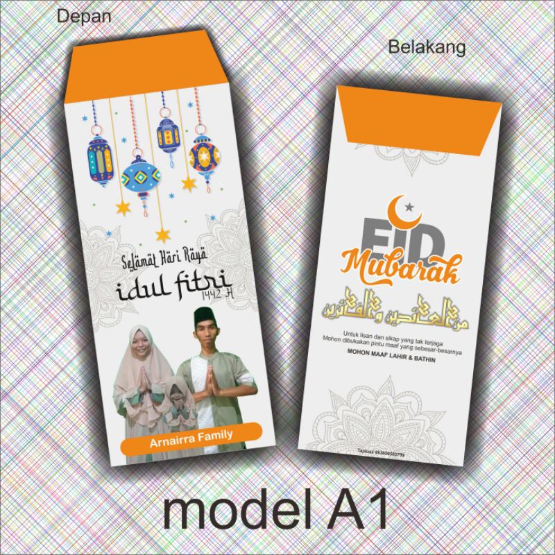 Jual Amplop lebaran custom 16,5x7,5 cm isi 12pcs | Shopee Indonesia