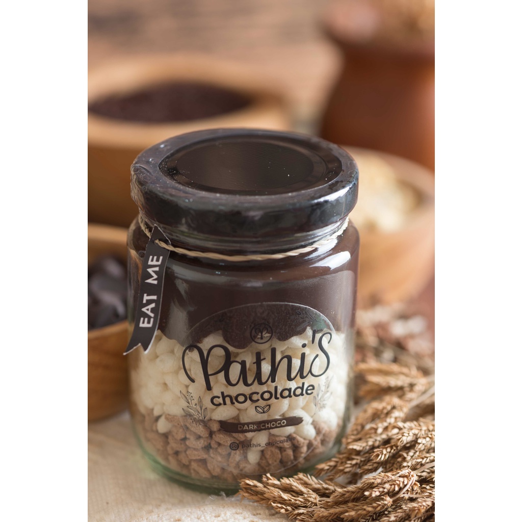 Jual DARK Choco - pathis chocolade chocolate in jar cemilan coklat ...