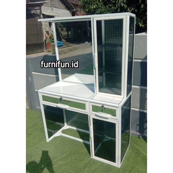 Jual Meja Rias Aluminium Kaca | Shopee Indonesia