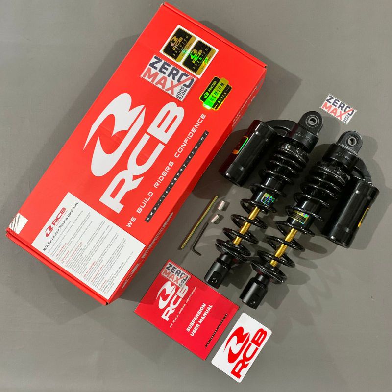 Jual Shock Shockbreaker RCB Racing Boy MB2 MB-2 305mm Black Premium ...