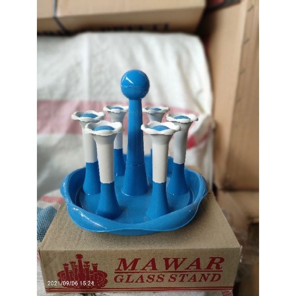Jual Tempat Gelas - Glass Stand Mawar - tempat simpan gelas | Shopee ...